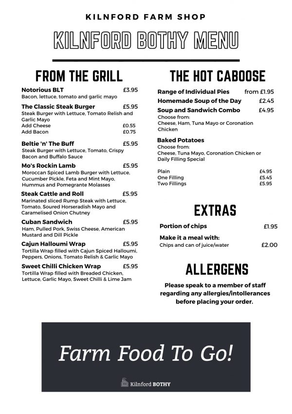 Latest Bothy Menu 11.02.21 - Kilnford Farm Shop